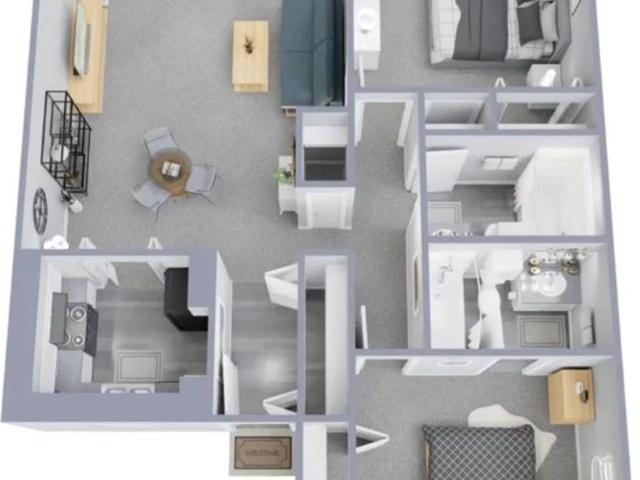 2 BR, 2 BA Apartment 2700 Indian Creek Blvd Unit 2 beds, 2 baths, $999, Oklahoma City, OK 73120