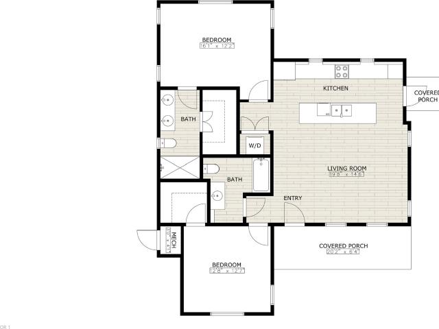 2 BR, 2 BA Apartment 3651 1030 South Custer Road, McKinney, TX 75070