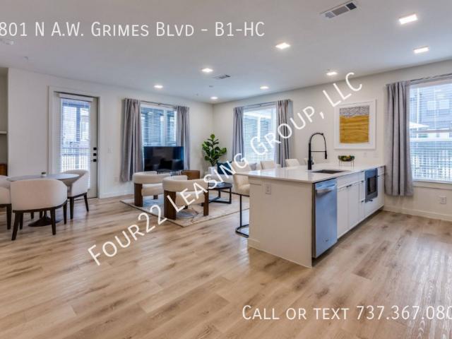 2 BR, 2 BA Apartment 3801 N A.W. Grimes Blvd, Round Rock, TX 78665