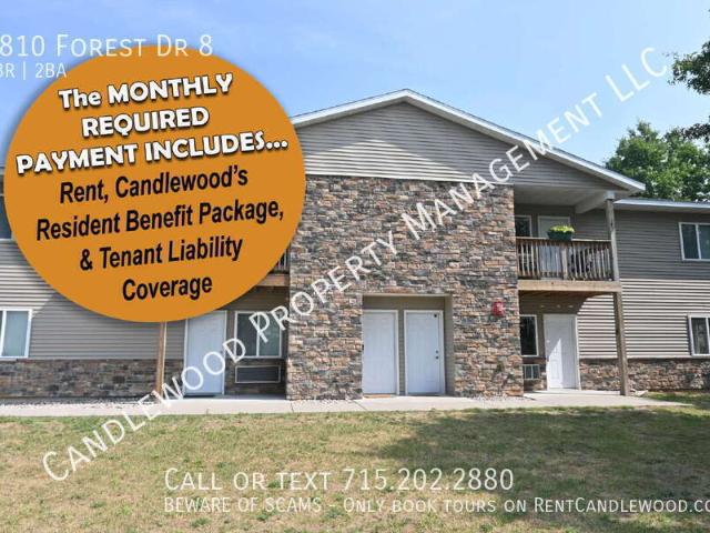 2 BR, 2 BA Apartment 3810 Forest Dr 8, Plover, WI 54467