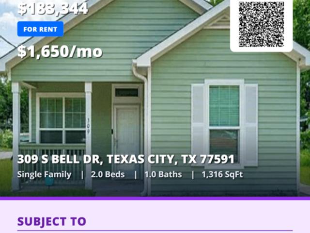 2 BR, 2 BA Apartment 309 S Bell Dr, Texas City, TX 77591