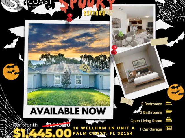 2 BR, 2 BA Apartment 30 Wellham Ln, Palm Coast, FL 32164