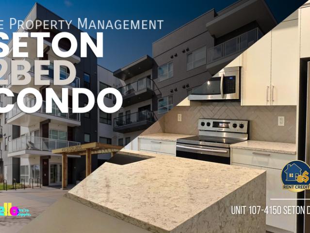 2 BR, 2 BA Apartment 4150 Seton Drive Southeast Unit 107, Calgary, AB T3M 3C7