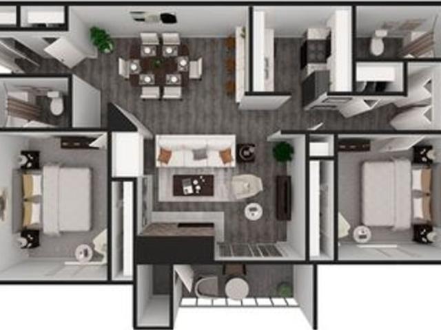 2 BR, 2 BA Apartment 5810 Meadows Dr Unit 5731F, Fort Wayne, IN 46804