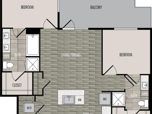 2 BR, 2 BA Apartment 5900 Cameron Rd, Austin, TX 78723