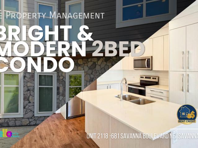 2 BR, 2 BA Apartment 681 Savanna Boulevard Northeast Unit 2118, Calgary, AB T3J 4B6