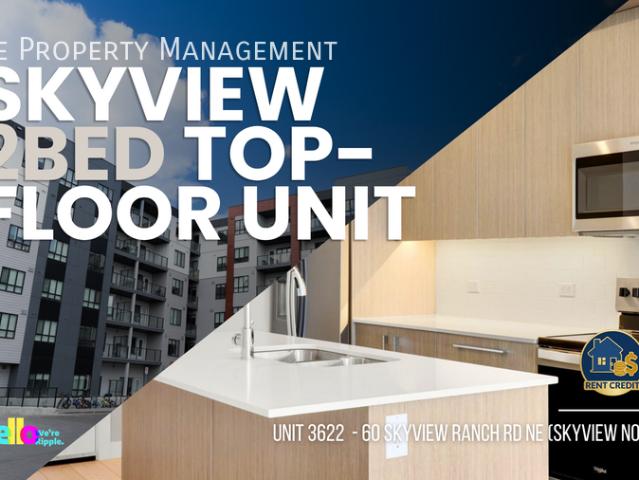 2 BR, 2 BA Apartment 60 Skyview Ranch Rd NE Unit 3622, Calgary, AB T3N 0K5