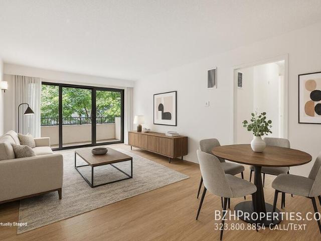 2 BR, 2 BA Apartment 7540 Hampton Ave, West Hollywood, CA 90046