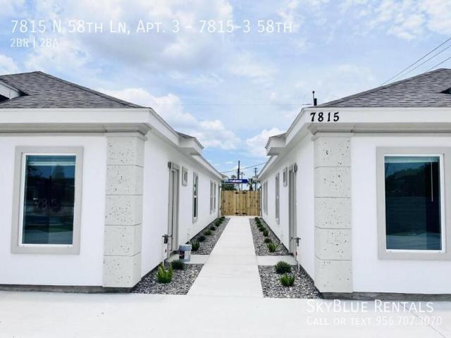 2 BR, 2 BA Apartment 7815 N 58th Ln, Apt. 3, Mission, TX 78573