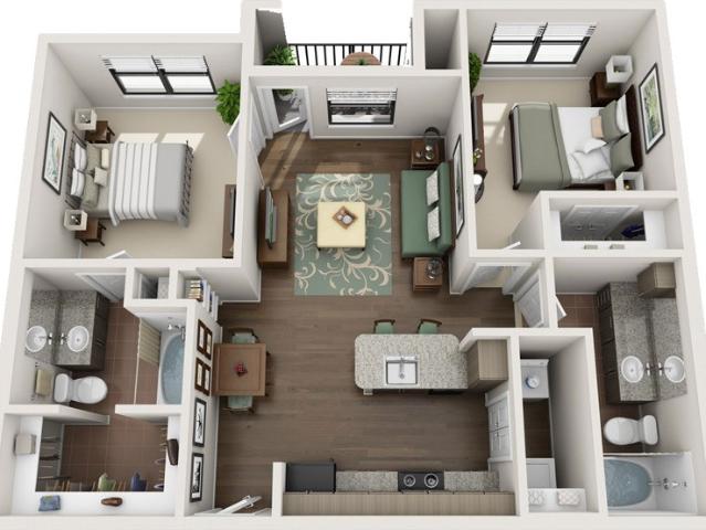 2 BR, 2 BA Apartment 8520 Madie Drive, Houston, TX 77022