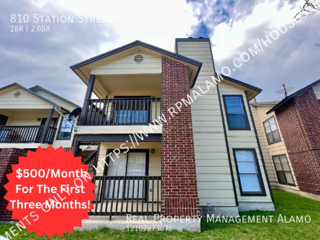 2 BR, 2 BA Apartment 810 Station Street, San Antonio, TX 78109