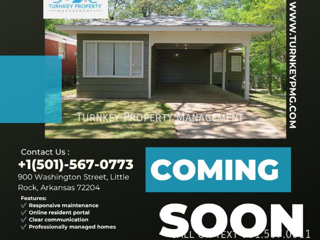 2 BR, 2 BA Apartment 900 Washington St Little Rock, AR 72204