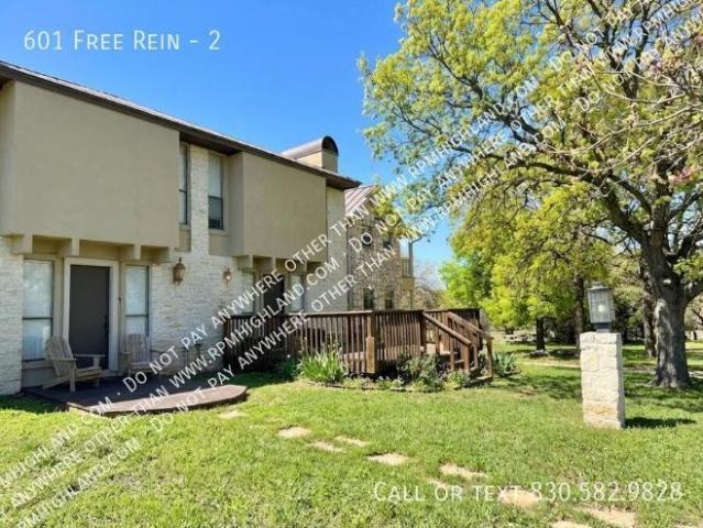 2 Br, 3 bath, Single Family 601 Free Rein