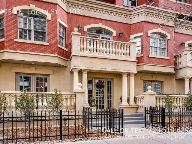 2 BR, 3 BA Apartment 1950 N. Logan St Denver, CO 80203