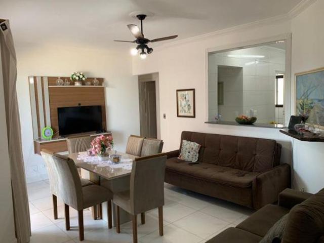 2 dormitórios sendo 1 suíte, vista mar na guilhermina e ja mobiliado, com lazer completo!