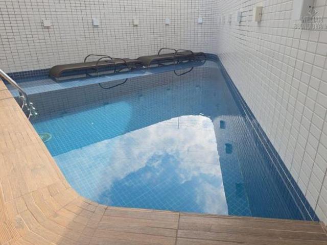 2 Dorms com Suíte, Vista Mar e Lazer – 230m da Praia no Caiçara