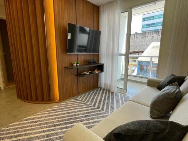 2 dorms todo mobiliado porteira fechada no caminho do mar prox shopping Golden