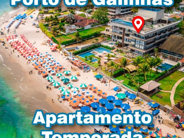 2 Quartos Beira Mar no Centro de Porto de Galinhas Mirante de Porto