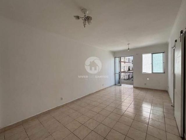 2 quartos e dependência de serviço no bairro do Embaré Santos/SP
