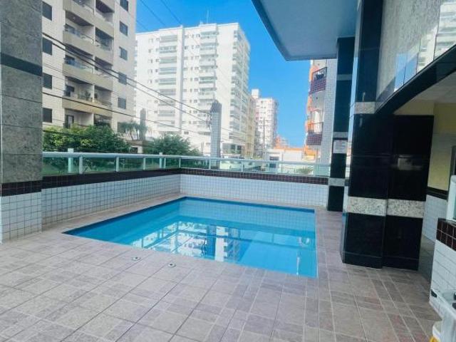 2 Quartos, sendo 1 suite, 2 vagas, semi mobilado! Apto na Ocian, Praia Grande!