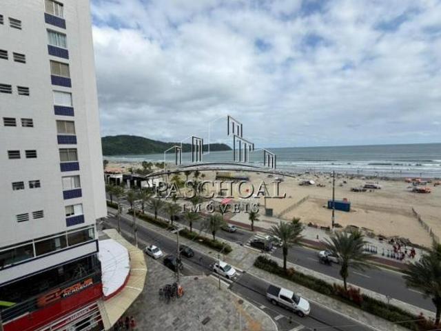 2 QUARTOS SENDO 1 SUÍTE FRENTE MAR NO BOQUEIRÃO EM PRAIA GRANDE