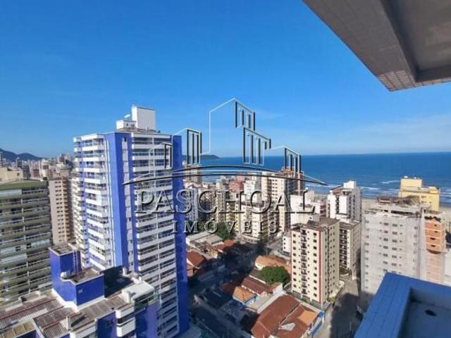 2 QUARTOS SENDO 2 SUÍTES NA AVIAÇÃO PRAIA GRANDE COM SACADA GOURMET E LAZER COMPLETO