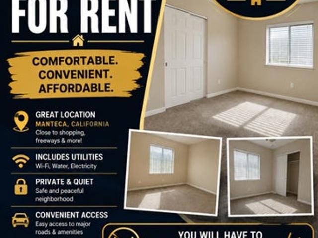 2 Rooms for Rent Manteca cali