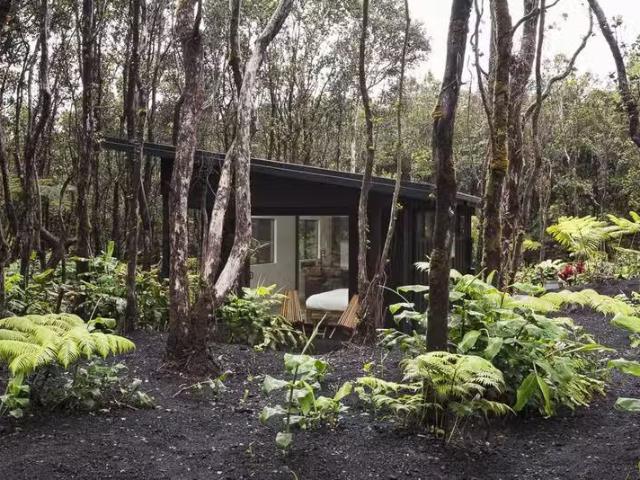 $2,000 Modern Studio Cabin in Volcano th St #NA