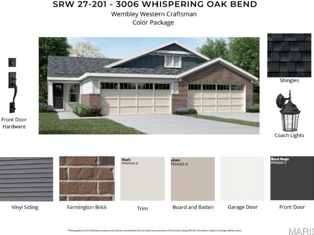 3006 Whispering Oak Bend, Unit 27201, Wright City, MO 63390 | MLS #26025