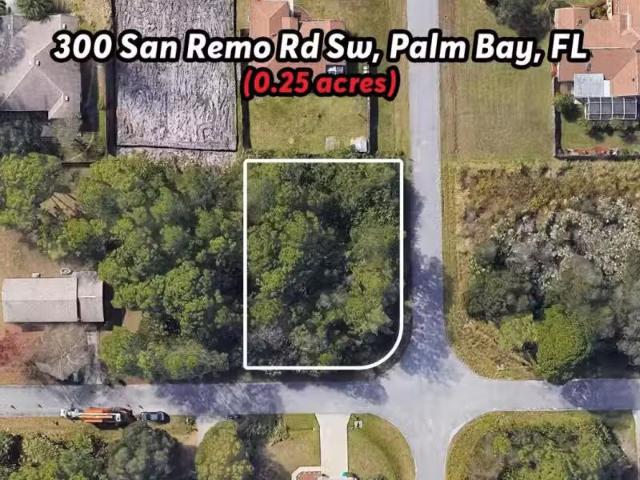 300 SAN REMO RD SW, PALM BAY, FL 32908 Vacant Land For Sale M.