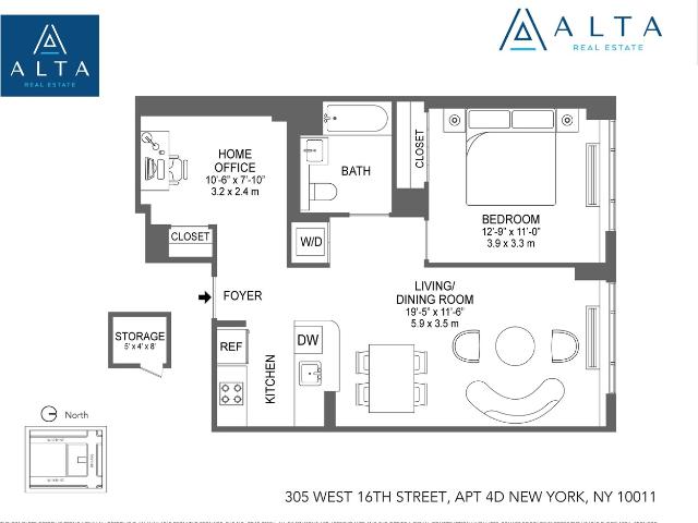 305 West 16th Street, Unit 4D | Compass
