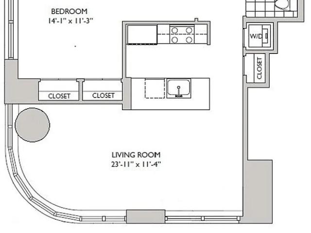 306 Gold Street, Unit 16E