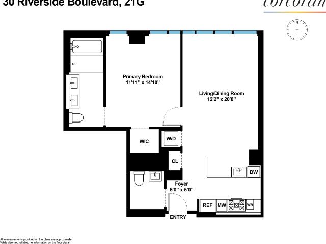 30 Riverside Boulevard, Unit 21G | Compass