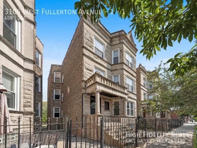 3106 West Fullerton Avenue 1, 4 beds, 2 full baths