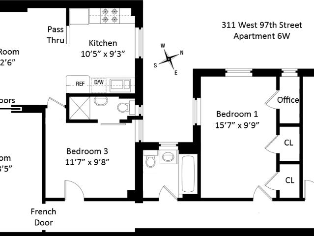 311 West 97th Street, Unit 6W | Compass