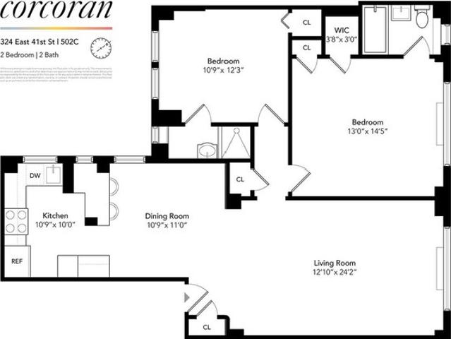 324 E 41st St Apt 502C, New York, NY 10017