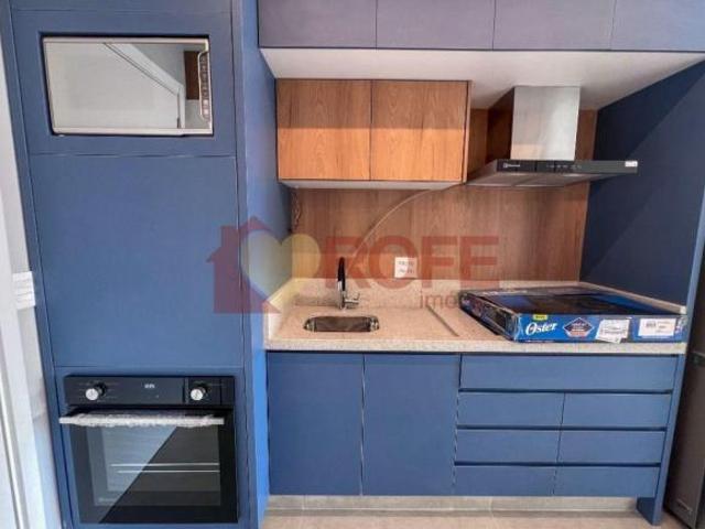 32m² 1 suíte 1 vaga eletros, tv, ar condicionado, totalmente mobiliado e decorado! Air Brooklin to