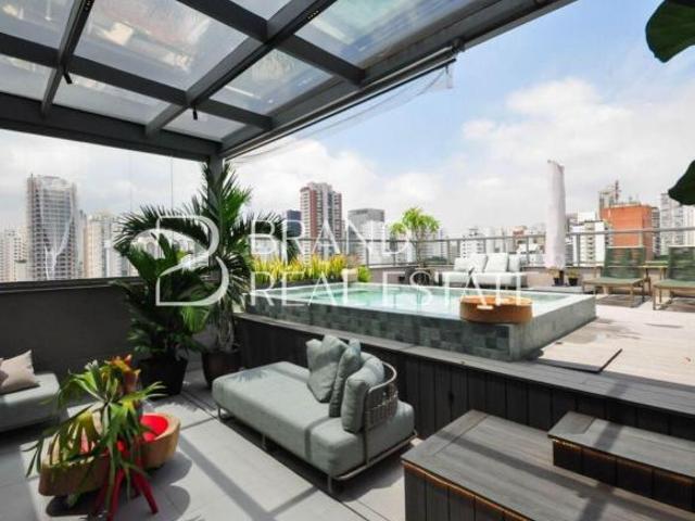 332 m², 3 suítes, 4 vagas ? Cobertura duplex com piscina privativa no Campo Belo