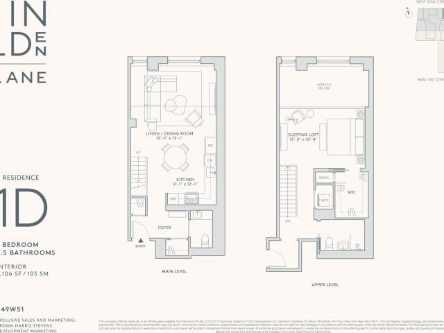 349 West 51st Street, Unit 1D | Compass