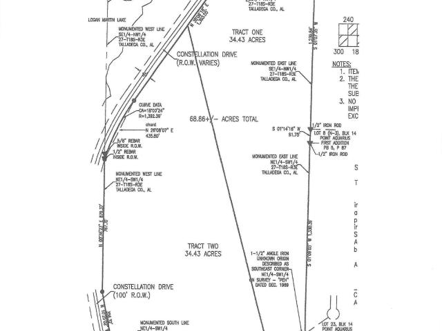 34 acres mtn constellation drive # 34+ acres mtn tract one
