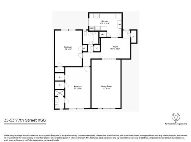 35 53 77th Street, Unit 3G | Compass