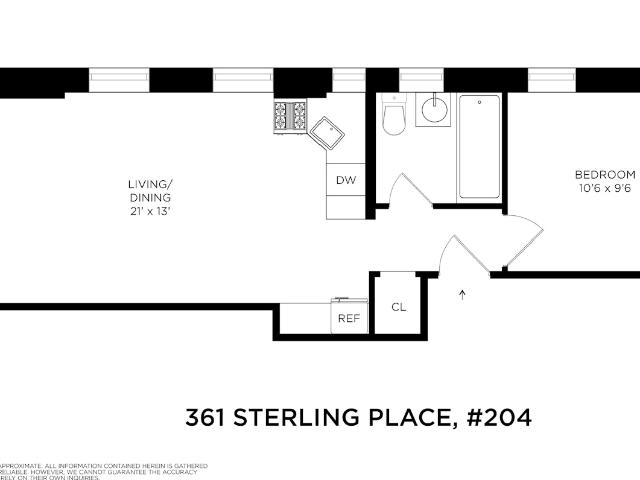 361 Sterling Place, Unit 204