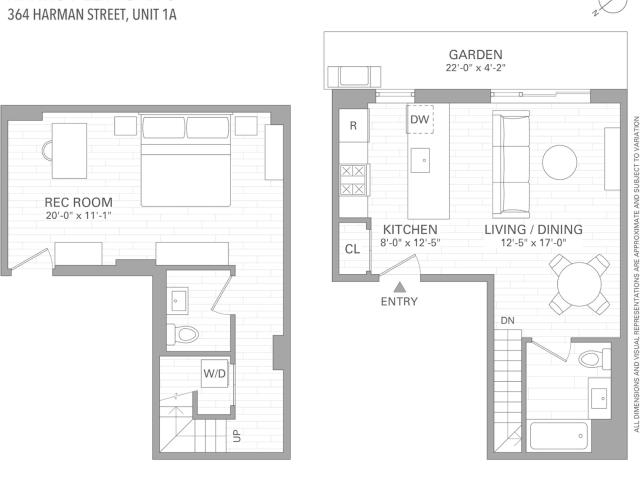 364 Harman Street, Unit 1A | Compass