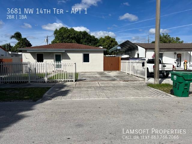 3681 NW 14th Ter, 2 beds, 1 full bath