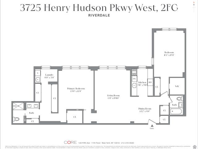 3725 Henry Hudson Parkway West, Unit 2F/2G | Compass