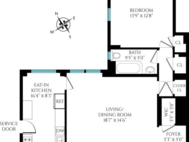 390 Riverside Drive, Unit 6D | Compass
