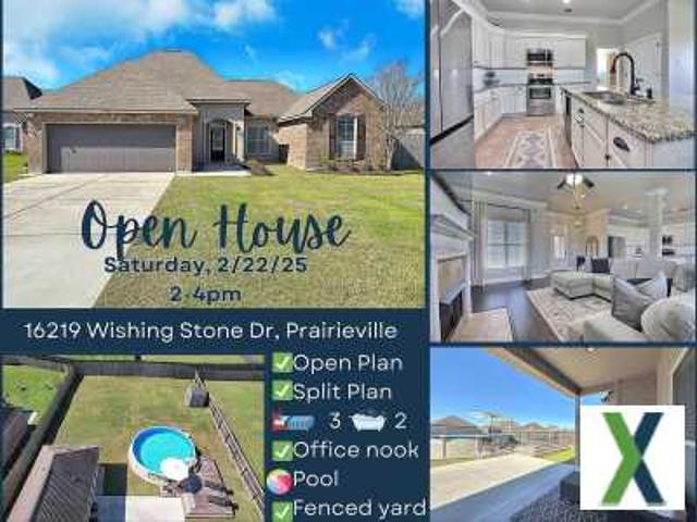 3 bd, 2 ba, 1493 sqft House for sale Prairieville, Louisiana