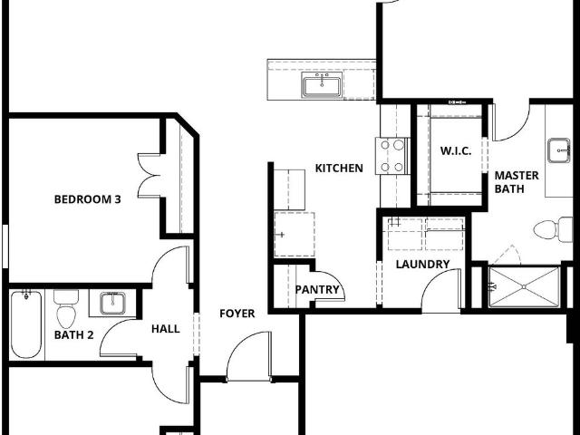 3 Bed, 2 Bath New Home plan in Terrell, TX