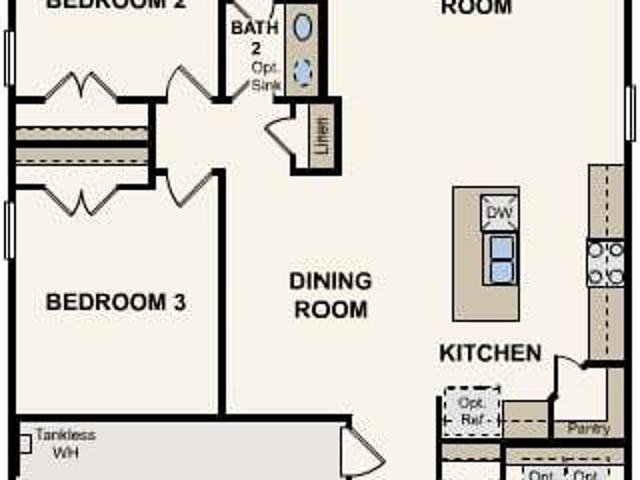 3 Bed, 2 Bath New Home plan in Texas City, TX