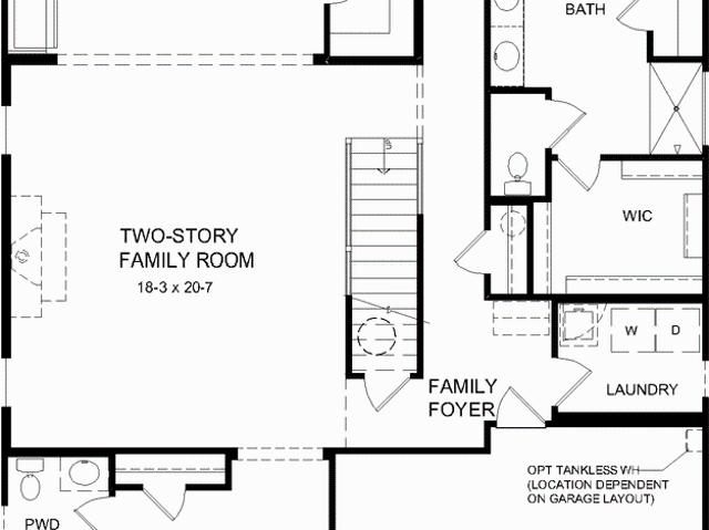 3 Bed, 2 Bath New Home plan in Tipp City, OH